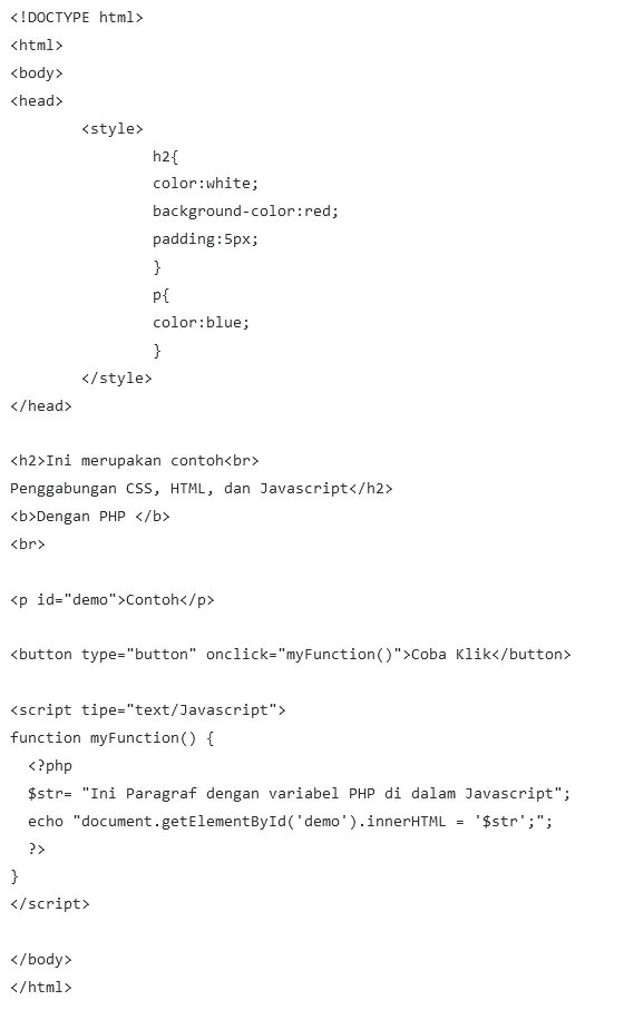 Pengertian PHP, Contoh, Fungsi dan Cara Kerjanya | Bamaha Digital